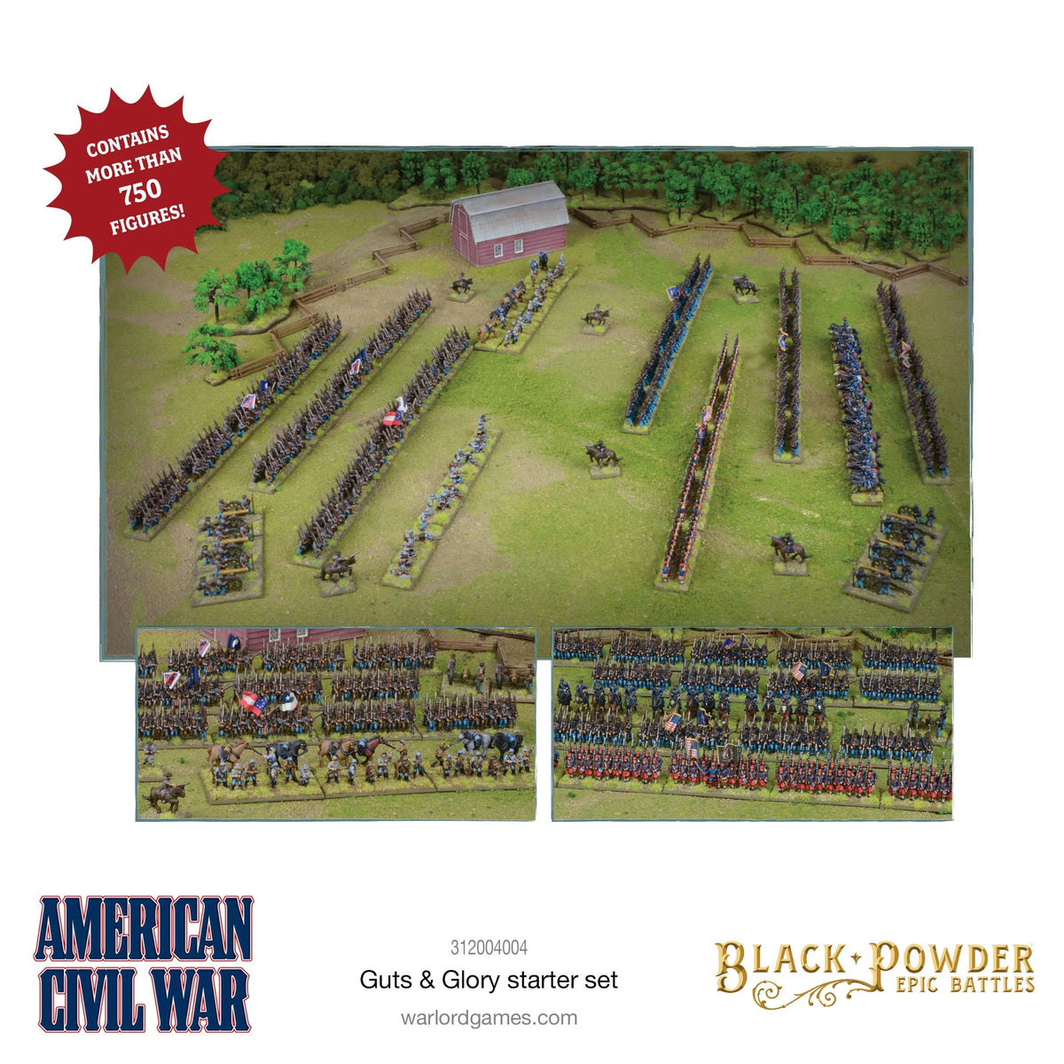 Epic Battles - American Civil War Guts & Glory Starter Set: Warlord Ga ...
