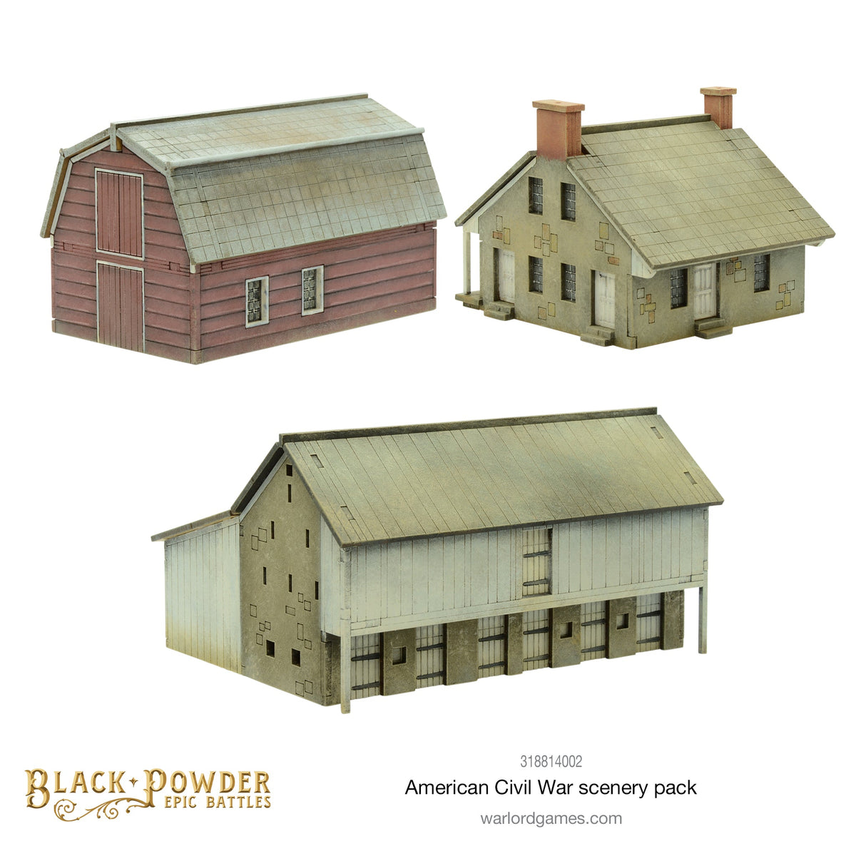 Epic Battles - American Civil War Scenery Pack: Warlord Games Black Po ...