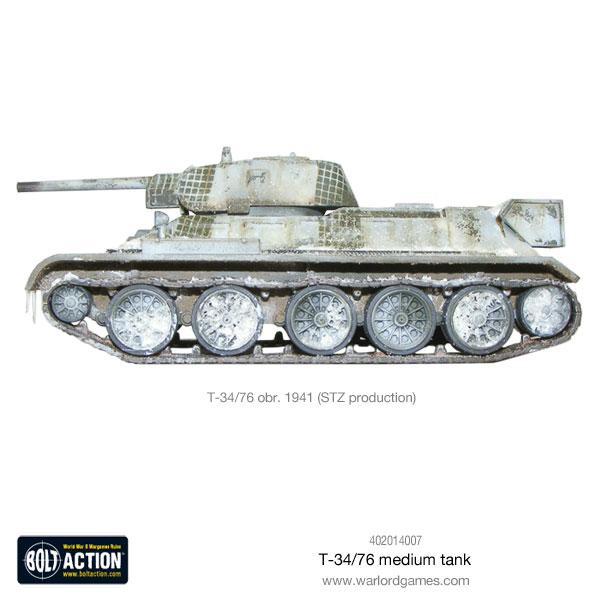 Soviet Union - T34/76 Medium Tank: Warlord Games Bolt Action | Tabletop Heaven