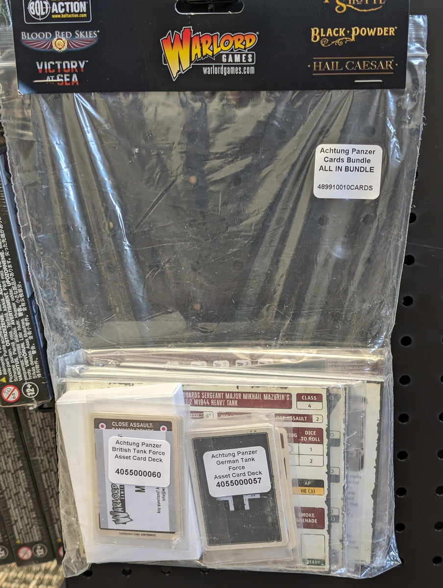 Card Bundles - All In Bundle: Warlord Games Achtung Panzer! | Tabletop ...