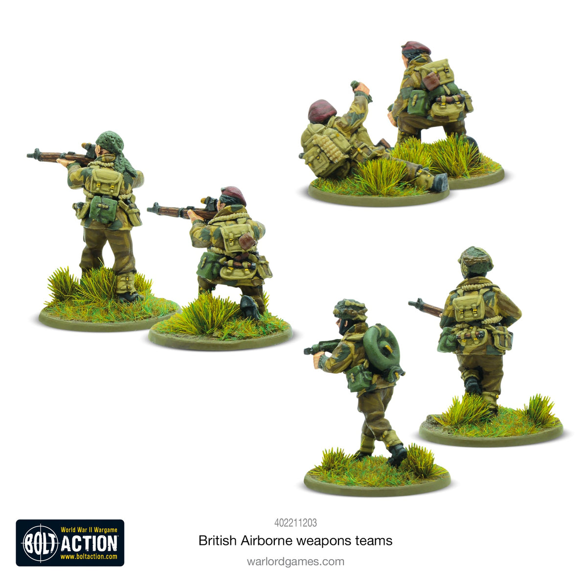 Britain - Airborne Weapons Teams: Warlord Games Bolt Action | Tabletop ...