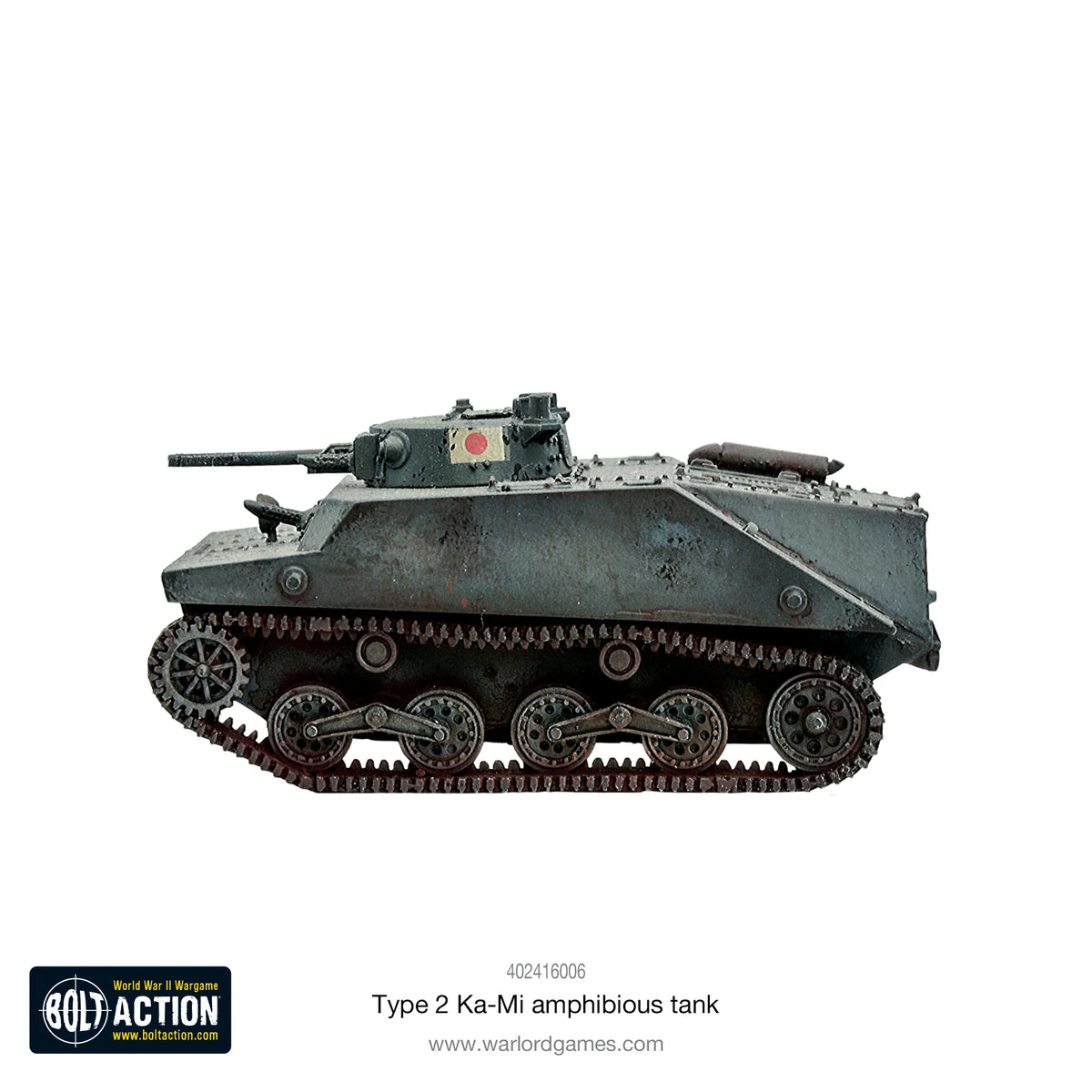 Japan - Type 2 Ka-Mi Amphibious Tank: Warlord Games Bolt Action ...