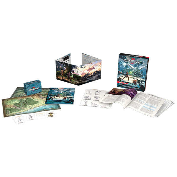 5e Essentials Kit: Wizards of the Coast Dungeons & Dragons | Tabletop ...