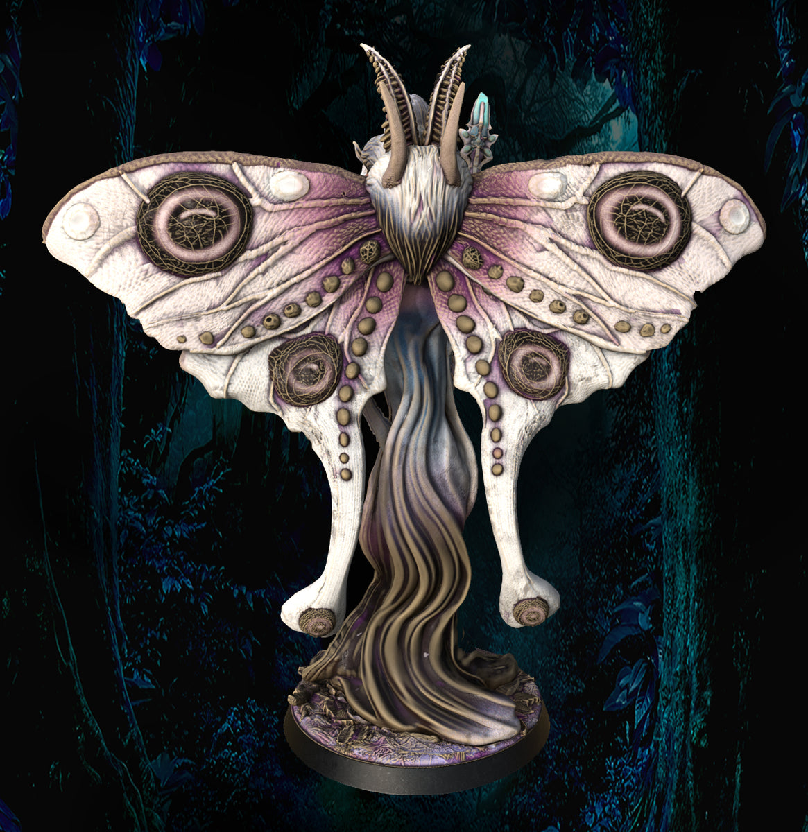 Athalia Moth Final Form: Printomancer Forces of Nature Resin 3D Print ...