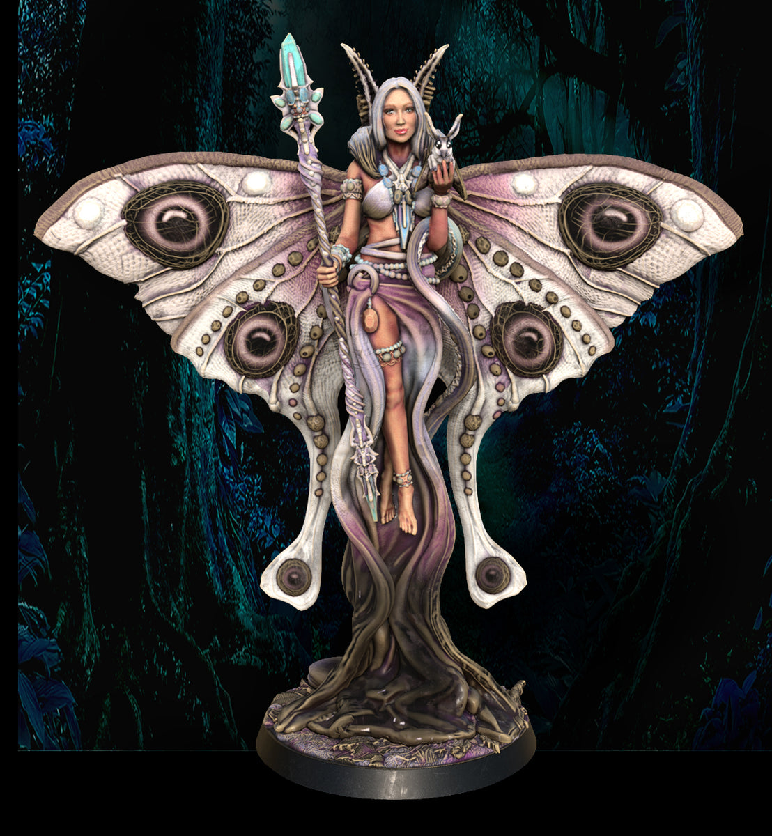 Athalia Moth Final Form: Printomancer Forces of Nature Resin 3D Print ...