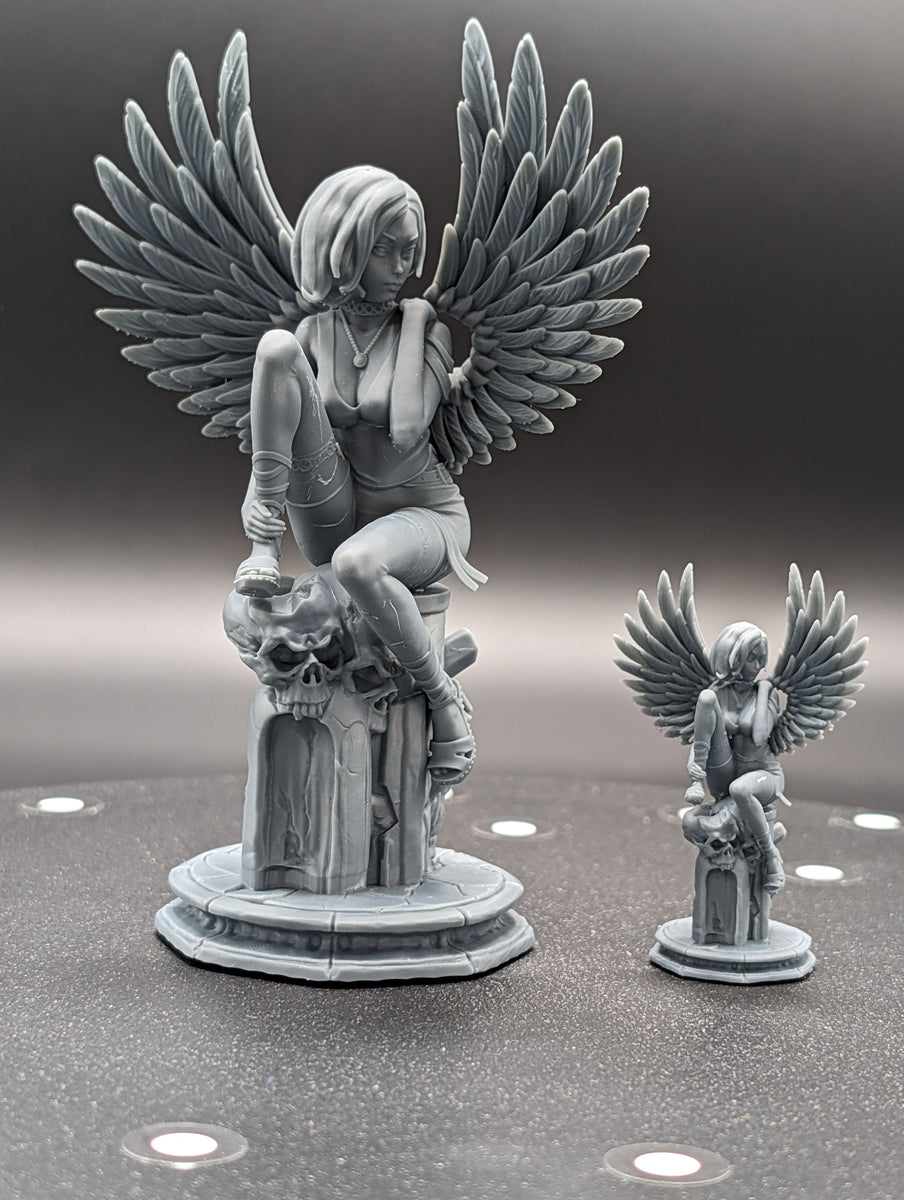 Zarina Angelic: Female Miniatures 3D Resin Print | Tabletop Heaven