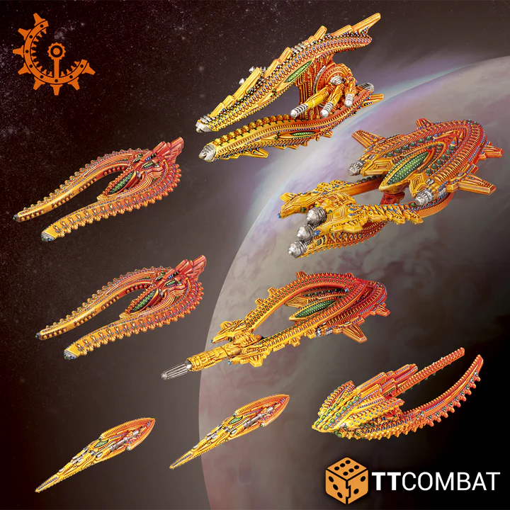 Shaltari - Light Ships: TT Combat Dropfleet Commander | Tabletop Heaven
