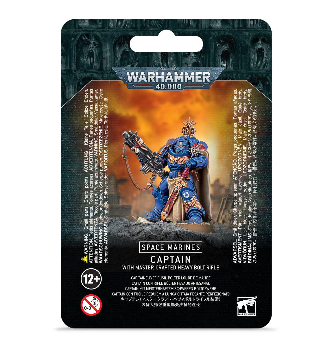 Space Marines - Captain with Master-Crafted Bolt Rifle: GW Warhammer 4 ...